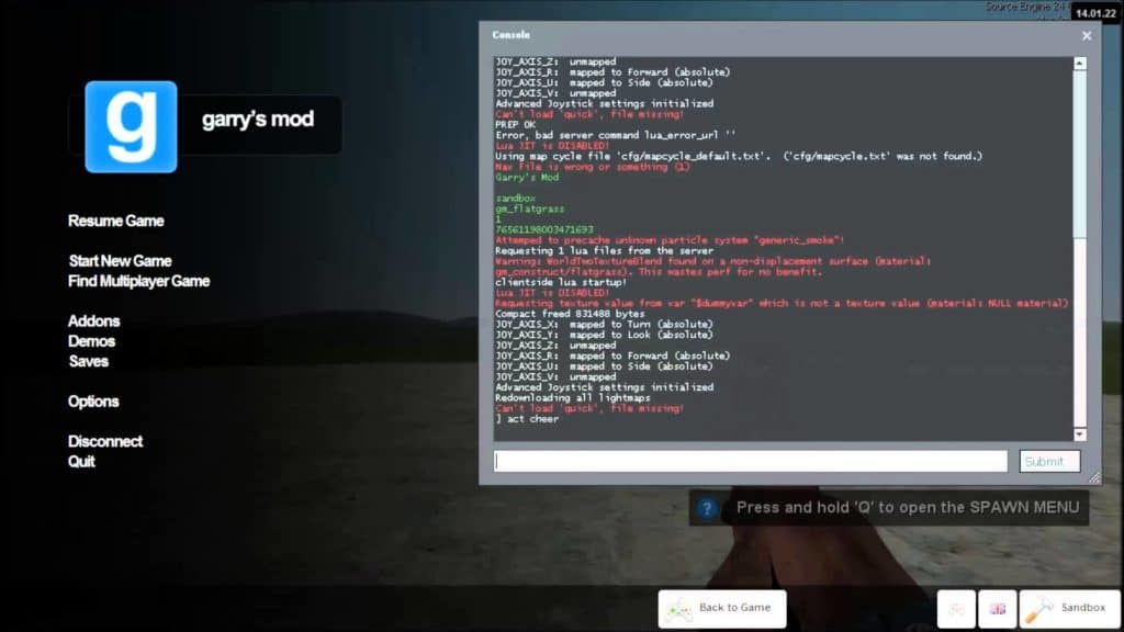Gmod Console Commands Cheats Guide LyncConf Games